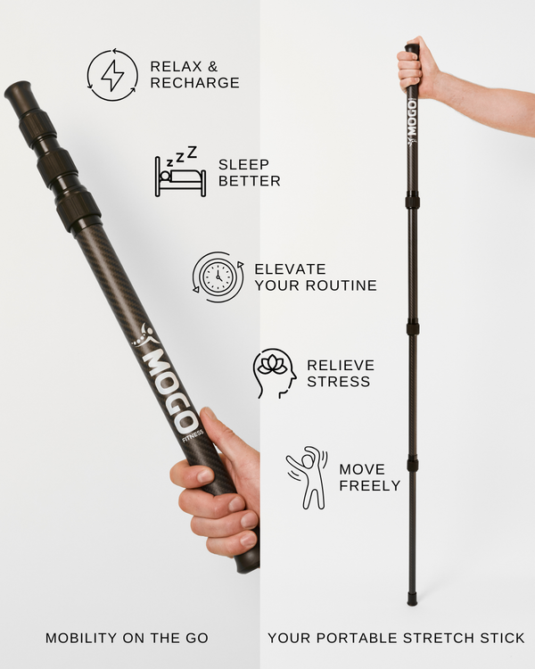 Adjustable Stretch Stick | Portable Fitness Solution – MOGO Fitness